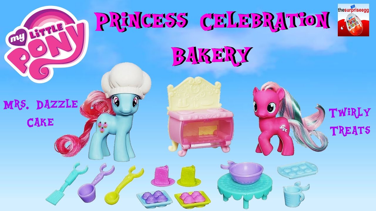 UNBOXING My Little Pony CRYSTAL Princess Celebration Bakery Playset Mrs ...