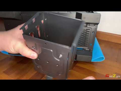 Detaching HDD Cage In Lian Li Lancool II Case - YouTube