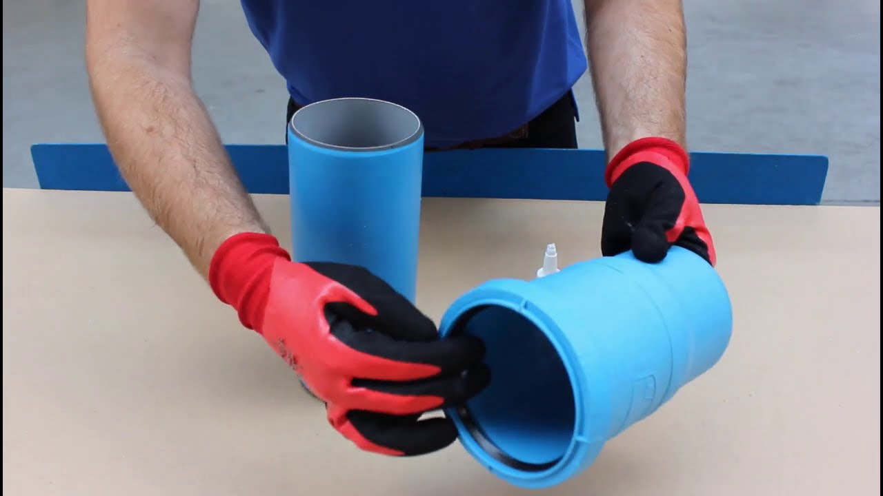 How to joint Marley dBlue acoustic pipe using the push-fit jointing ...