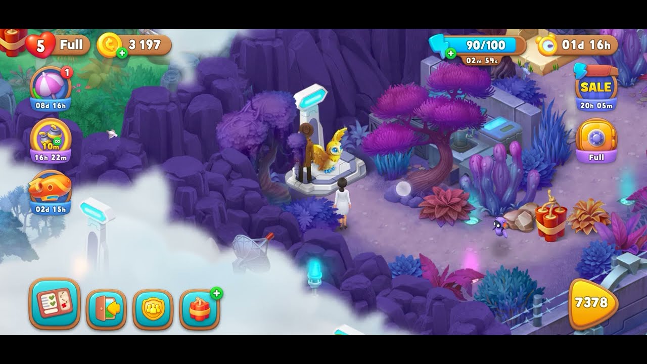 Successful Attempt - Stage 7378 - Gardenscapes - YouTube