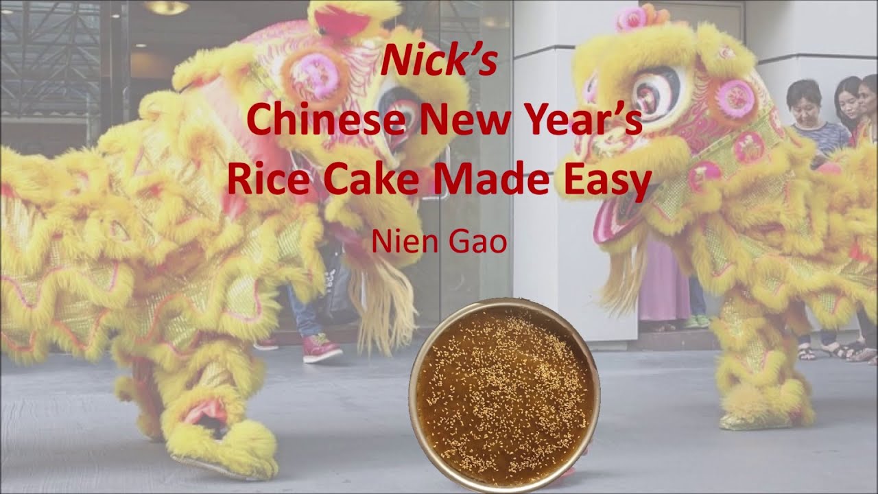 How to Make Chinese New Years Rice Cake Made Easy - Nien Gao - YouTube