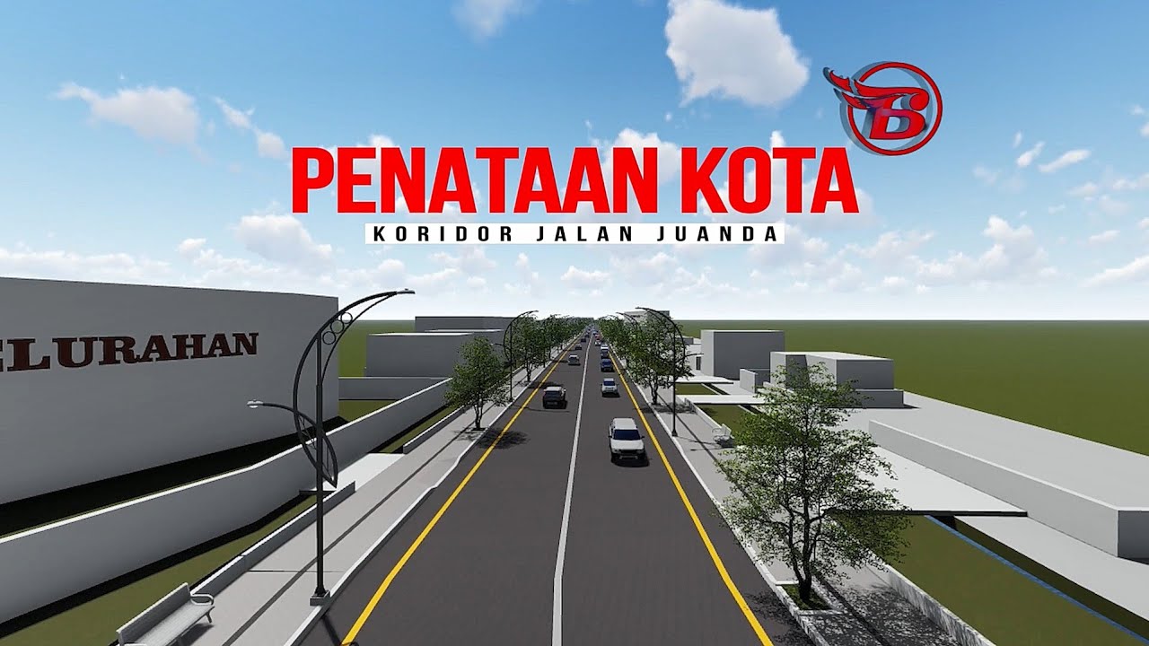 PENATAAN KORIDOR JALAN JUANDA - YouTube