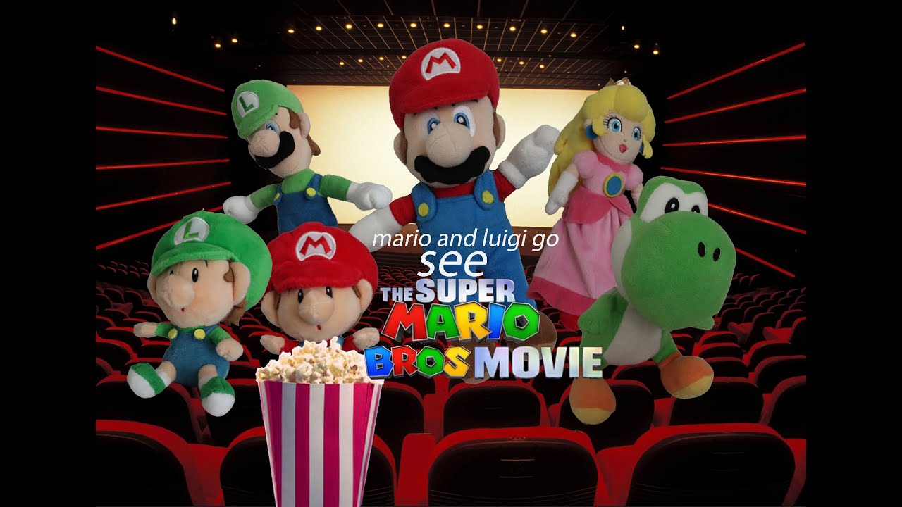 mario and luigi go see the super mario bros movie! super mario bandit ...