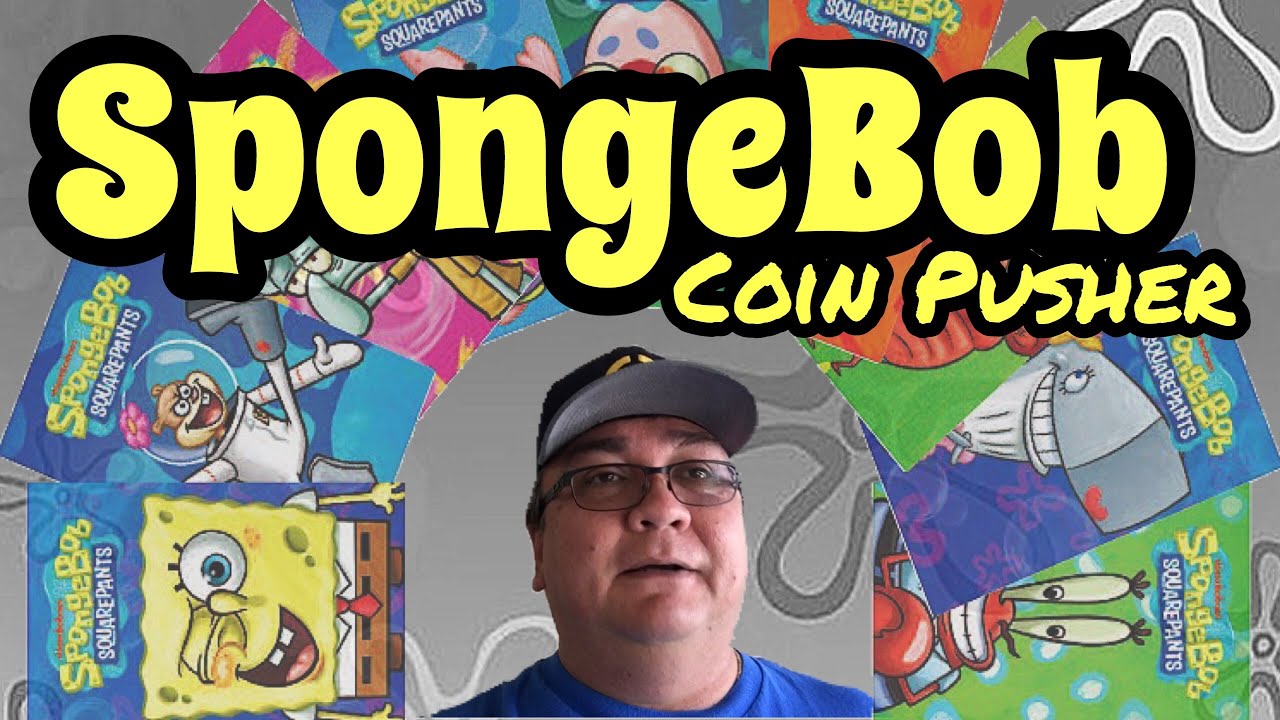 Arcade Fun With SpongeBob Coin Pusher Arcade Game - YouTube