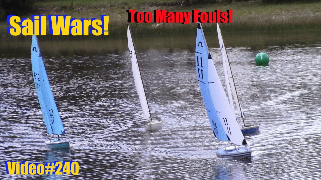 Sail Wars! Too Many Fouls! Soling Regatta 2023, Race4B, Soling RC ...