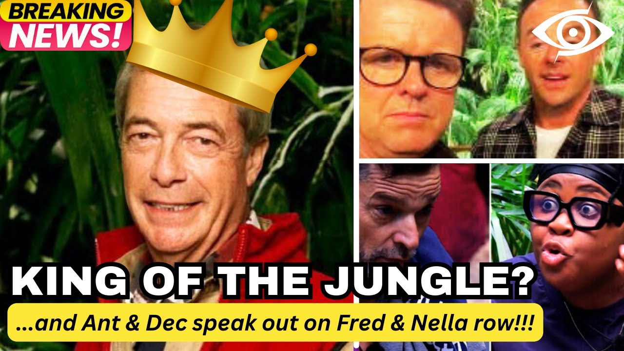 I'm A Celeb Nigel Farage Tipped To WIN - Ant And Dec Reveal Nella Rose ...