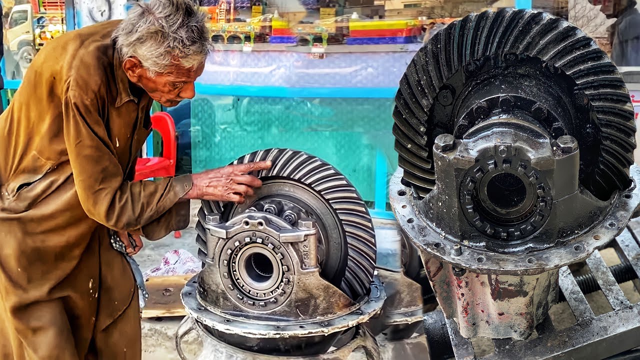 Repair Truck Differential Gear || восстановление дифференциала - YouTube