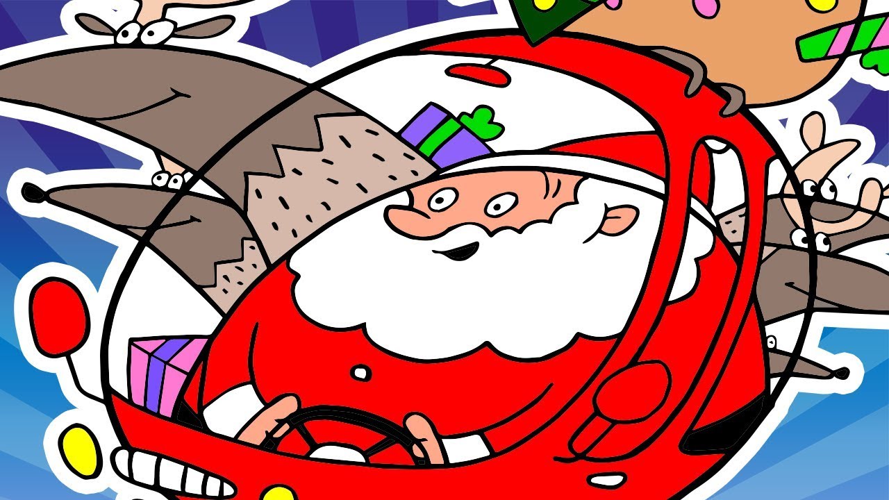 How to Draw Funny Santa Claus & Christmas Drawings | Learn to draw with ...