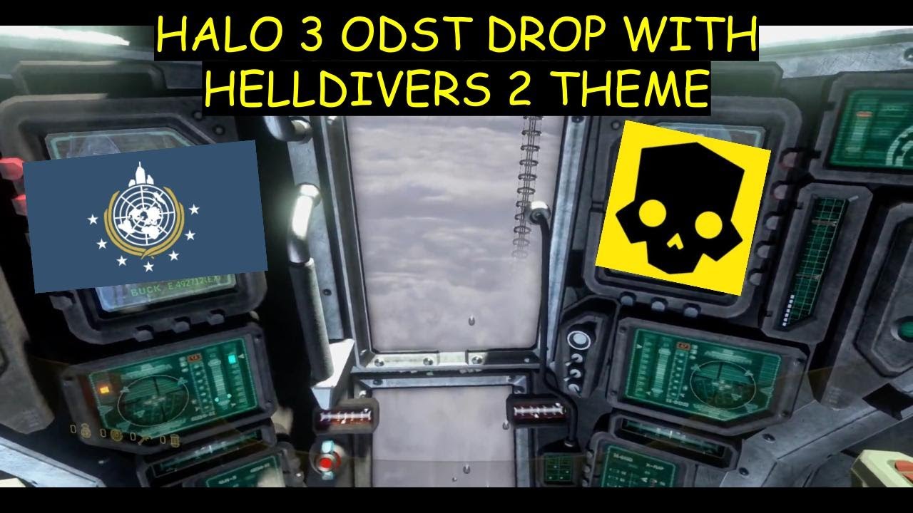 Halo 3 ODST Drop With Helldivers 2 Theme - YouTube