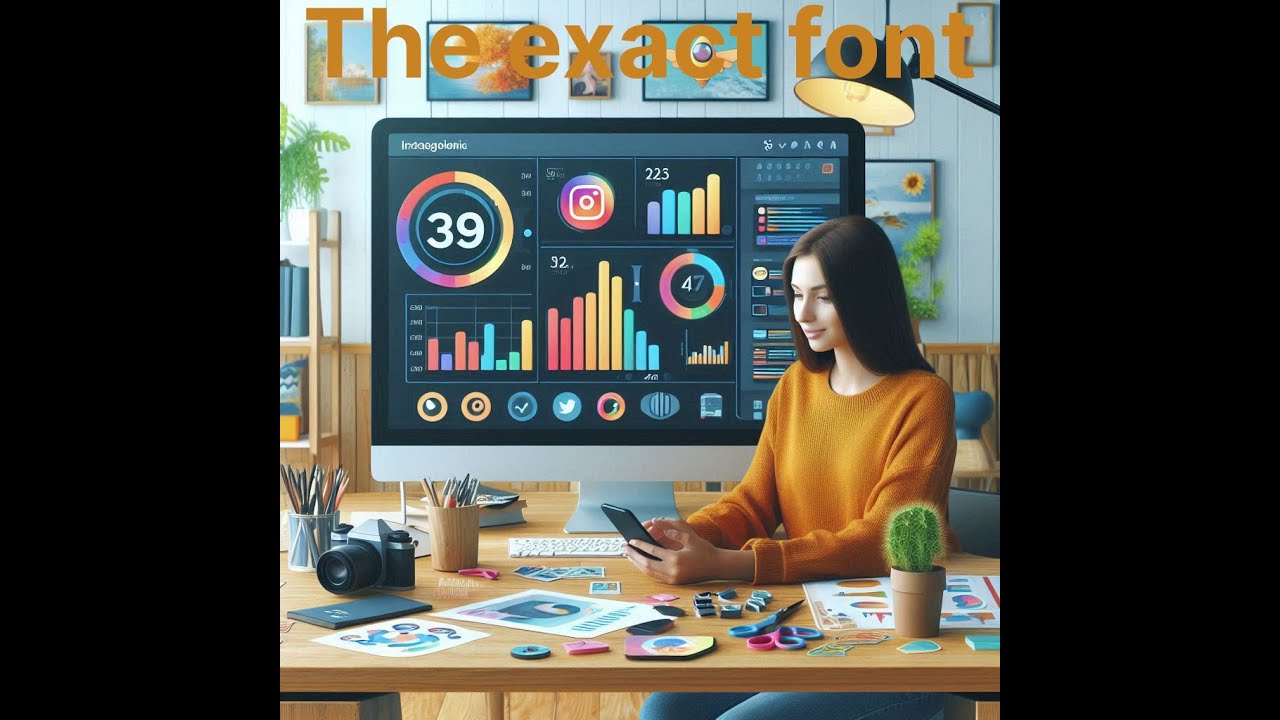 What is the instagram analytics font ? - YouTube