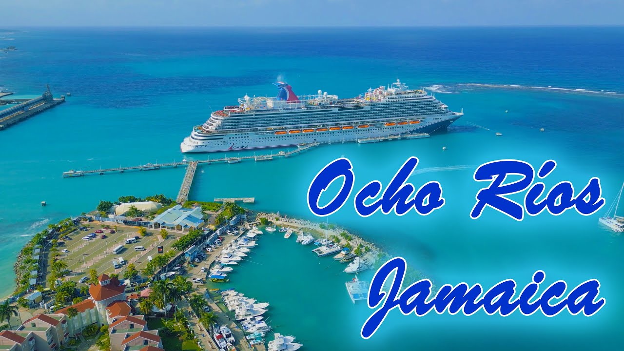 Ocho Ríos, Jamaica ~ Panoramic Aerial View ~ Cruise Port ~ Beach - YouTube