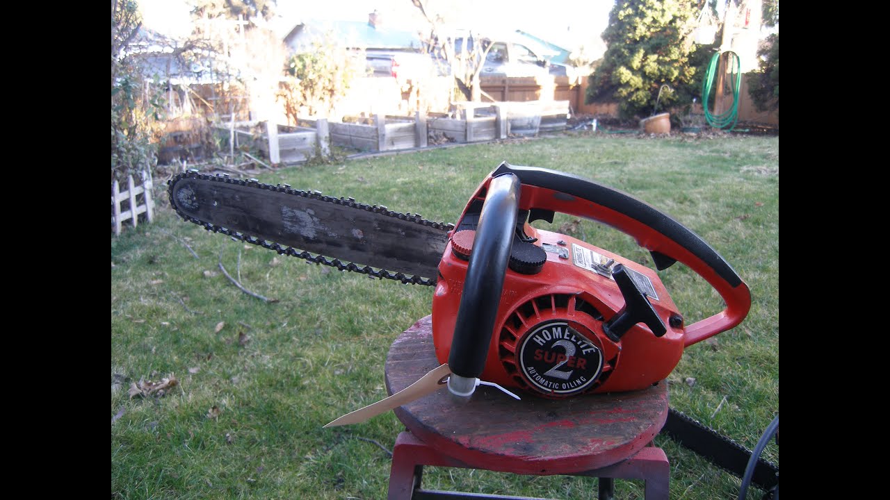 C194 Homelite Super 2 Automatic Chainsaw For Sale! SOLD - YouTube