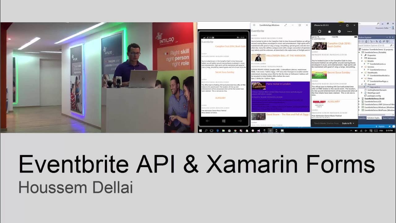 Eventbrite API & Xamarin Forms - YouTube