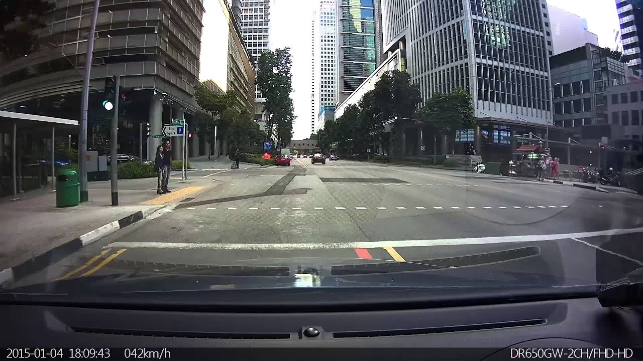 Route to Westin Singapore's Carpark at Asia Square Tower 2 - YouTube