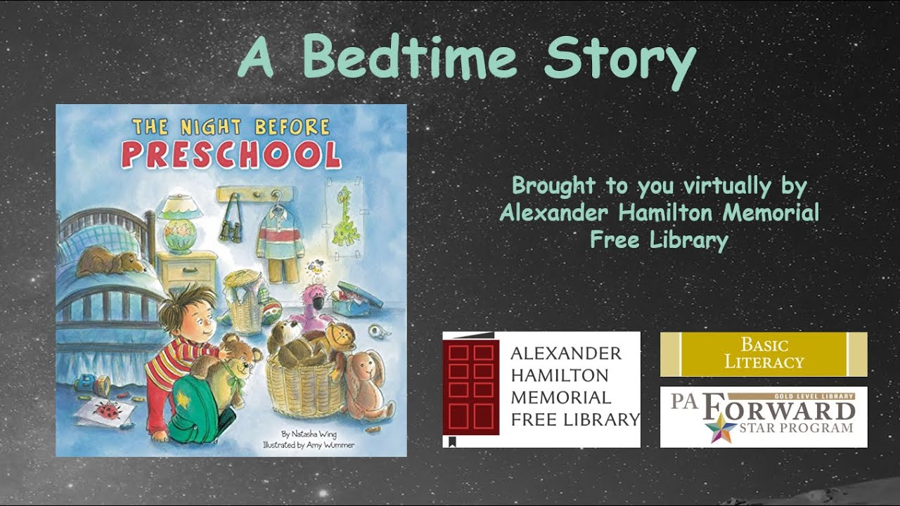 A Bedtime Story: The Night Before Preschool - YouTube