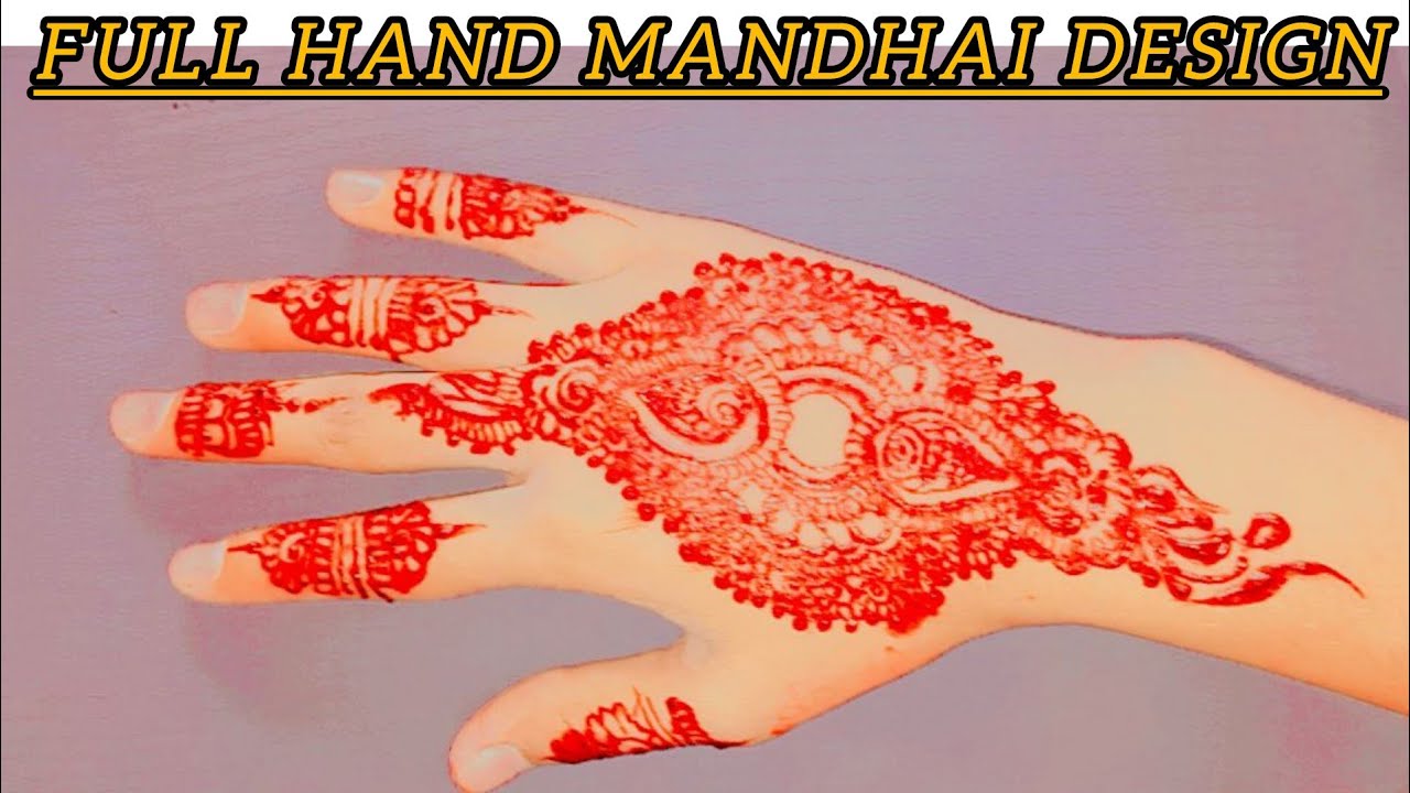 Full hant mandhai design|special beautiful mandhai designs 2024 ...