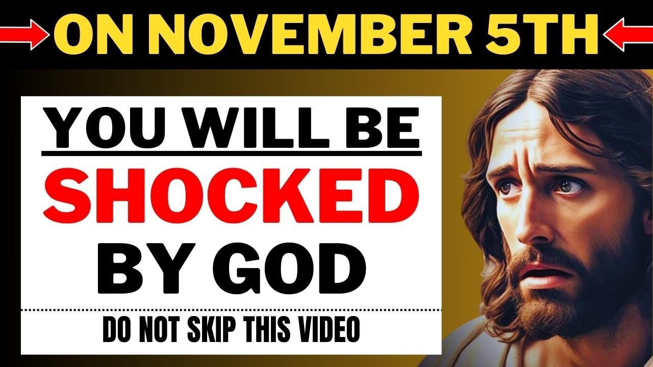 😱God Message For You Today |YOU WILL BE SHOCKED on 5th November by god ...
