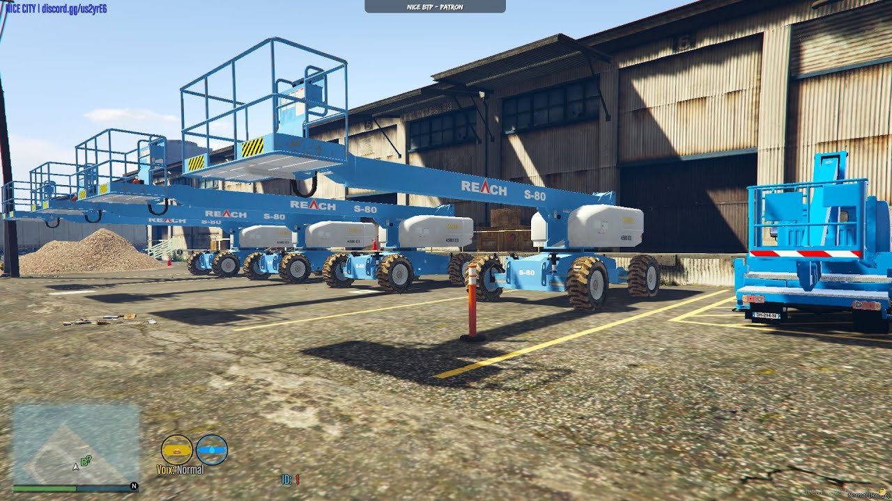 Nouvelle nacelle pour le BTP + Livraison client - FiveM - Nice city ...