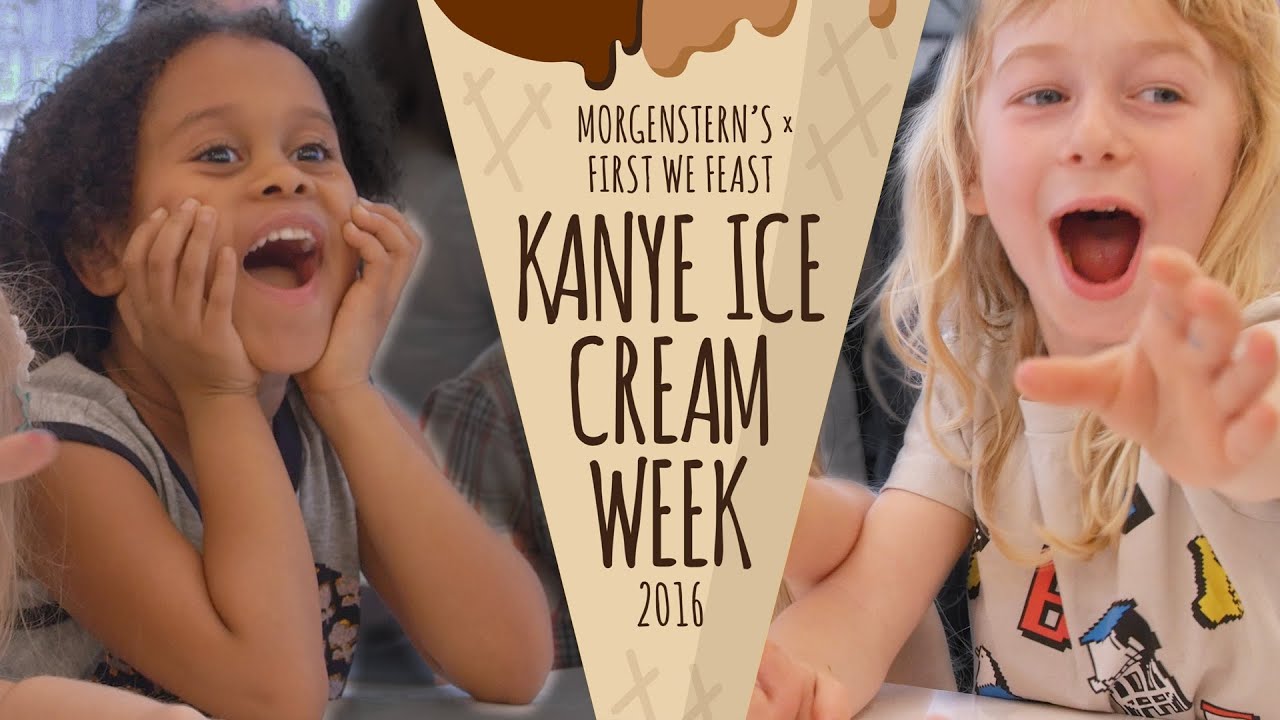 Kanye West Eating Ice Cream