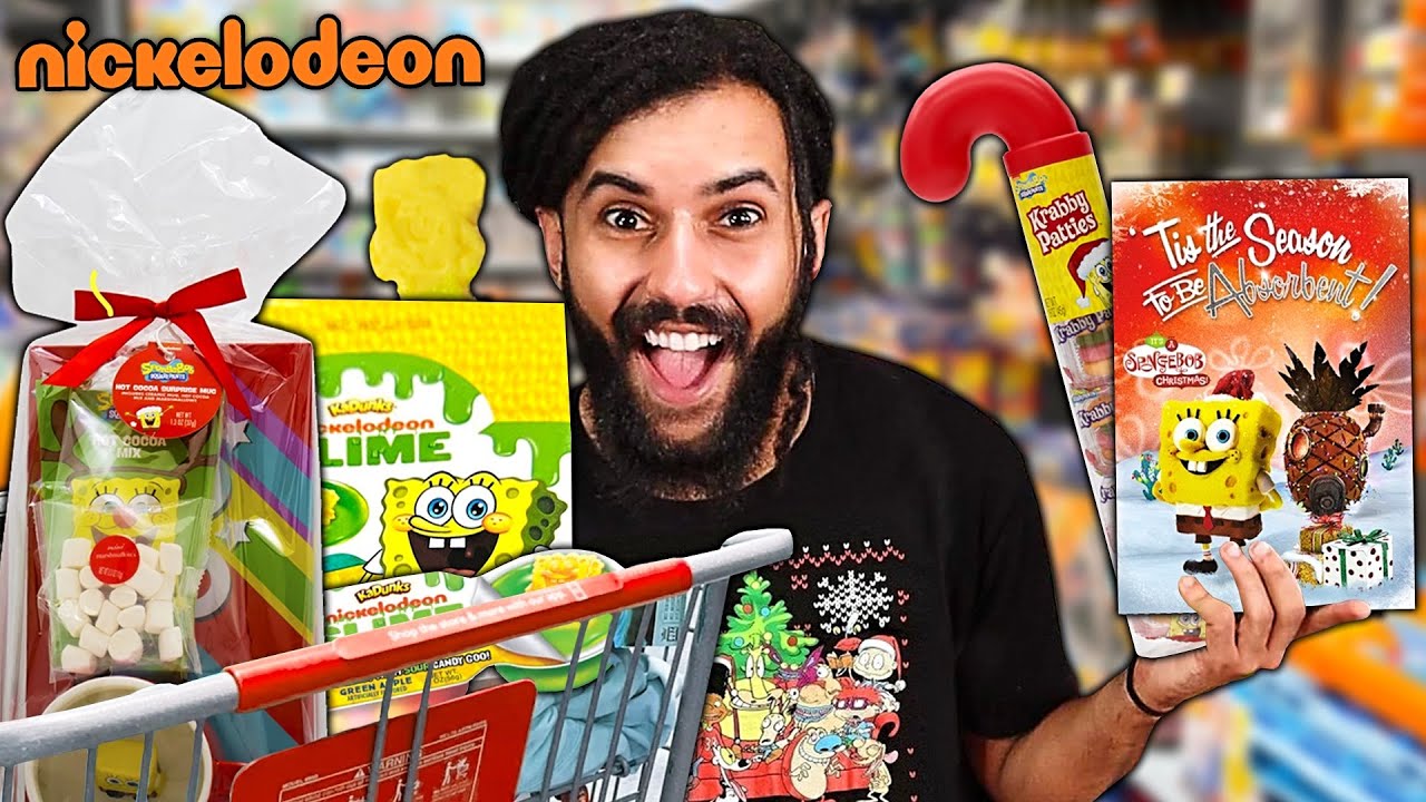 I Bought Every Nickelodeon Christmas Product They Have At Walmart ...