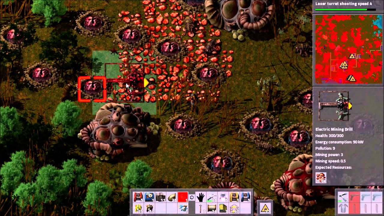 Factorio: Living With Biters Ep#39: Bits And Bots - YouTube