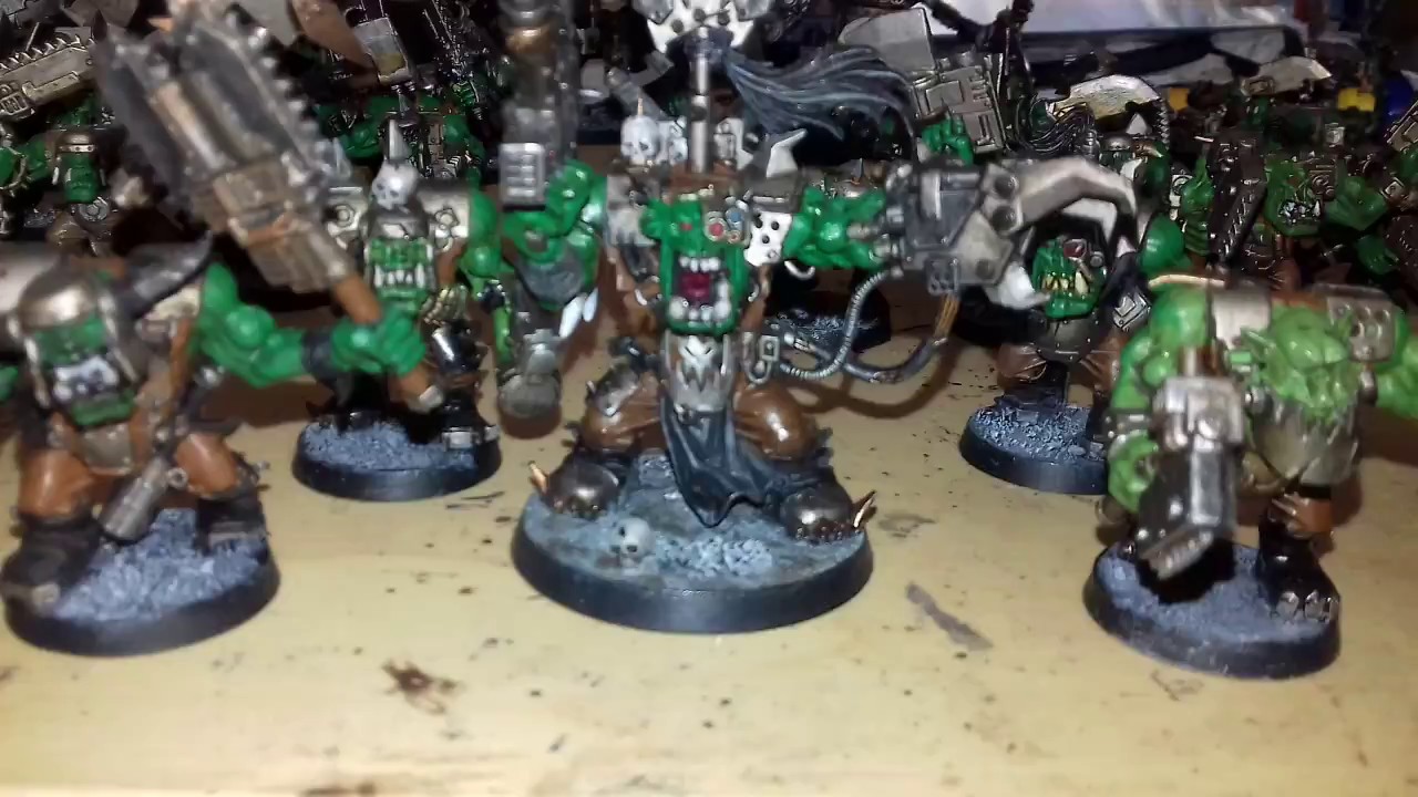 Warhammer 40k Ork army showcase - YouTube