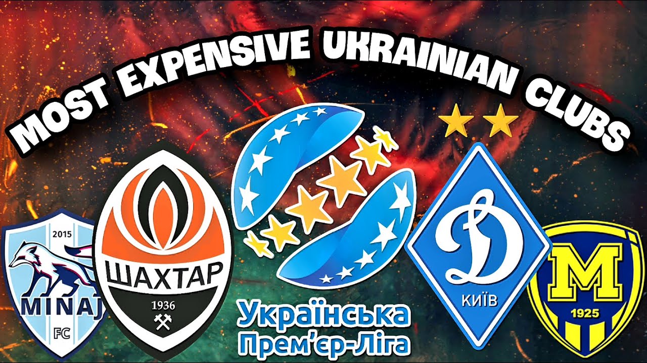Top 16 Most Valuable Clubs in Ukrainian Premier League! (Shakhtar ...