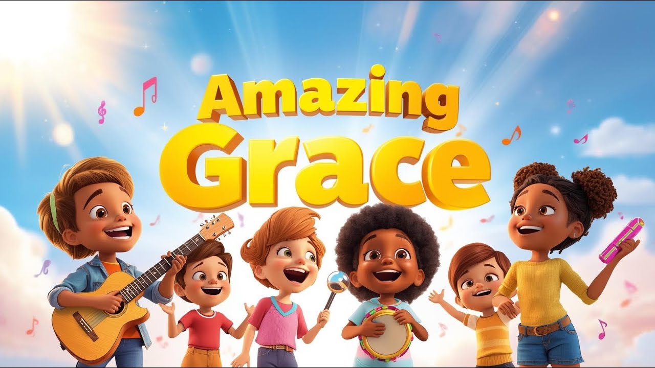 Amazing Grace | Kids Worship Music | Christian Kids Music - YouTube