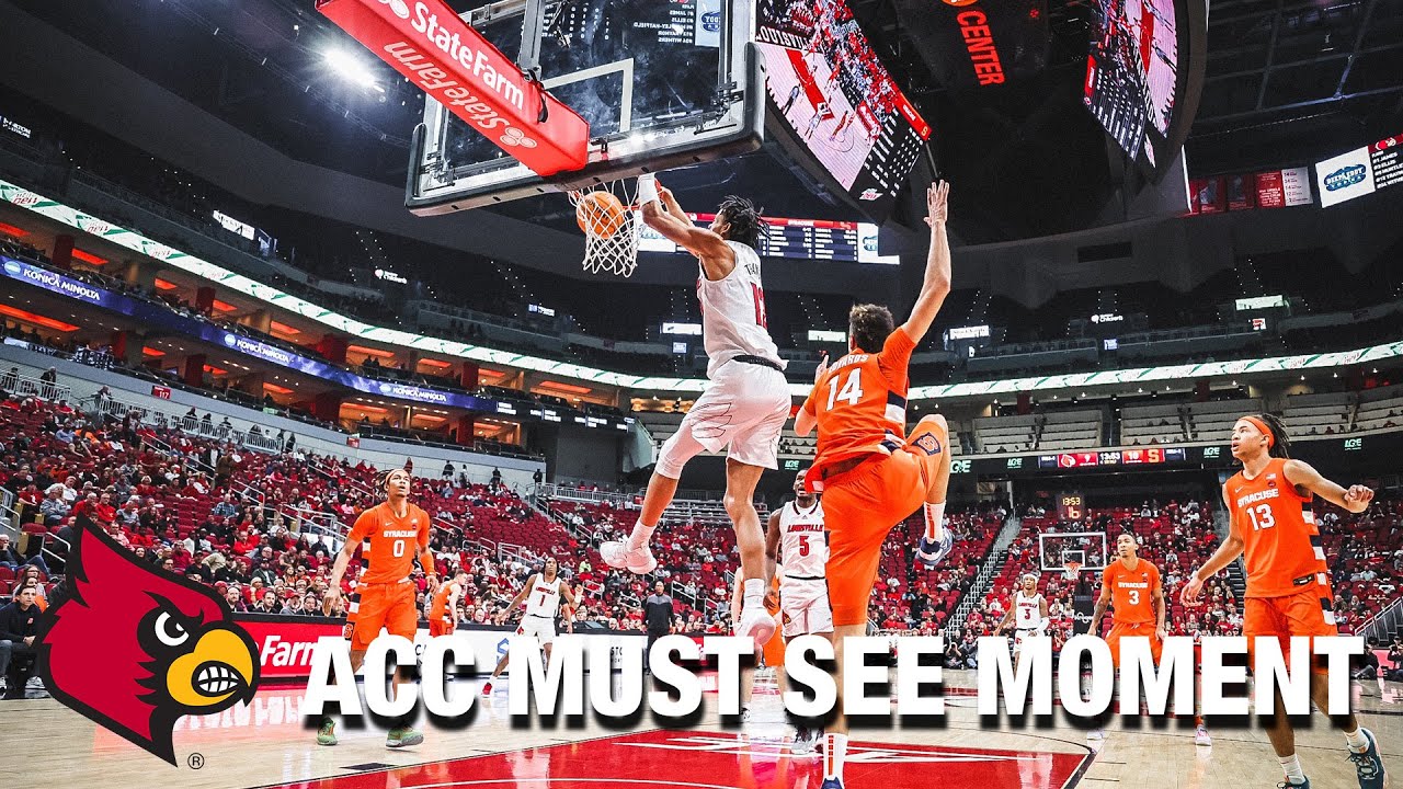 Louisville's JJ Traynor's Oop Sparks A Cardinals' Run | ACC Must See ...