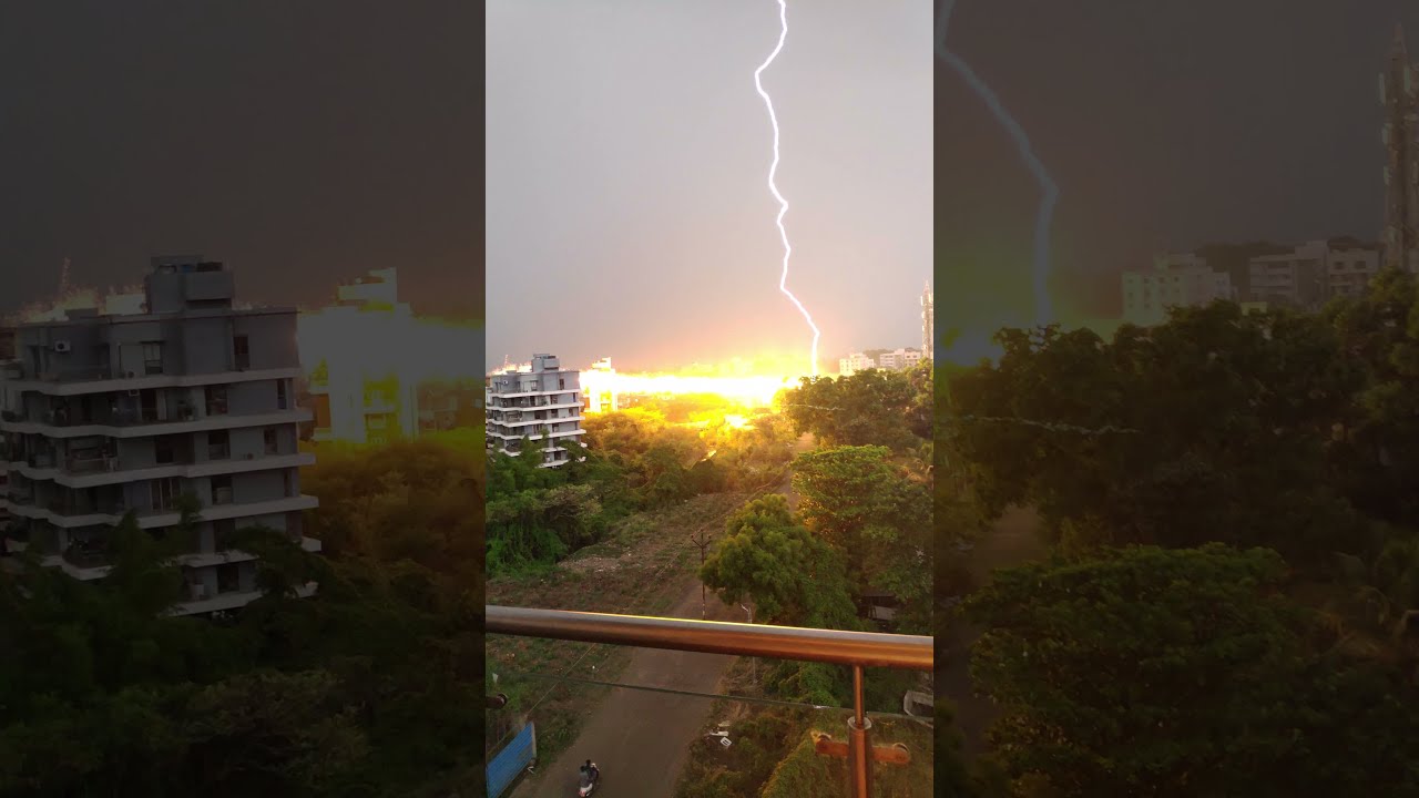 Epic Lightning Strike Caught on camera in 4k | Original video - YouTube