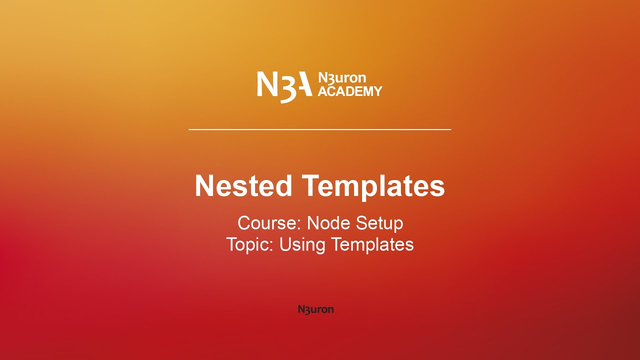 Nested Templates - YouTube