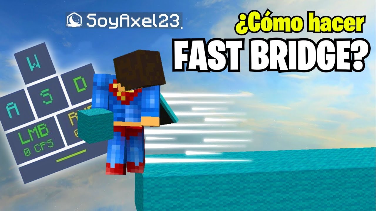 ¿CÓMO HACER FAST BRIDGE? 🧱 | Te ENSEÑO a HACERLO | TUTORIAL Minecraft ...