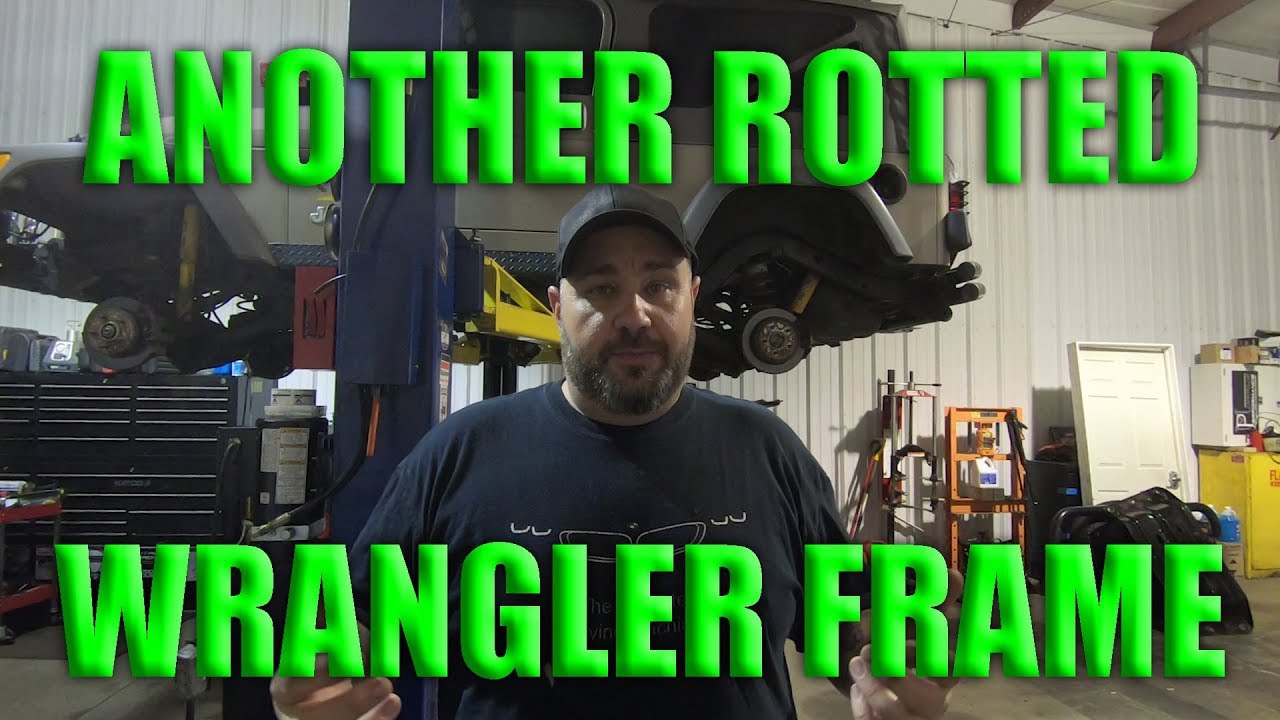 JEEP WRANGLER TJ/LJ FRAME REPAIR!!! Rotted bad!!! - YouTube