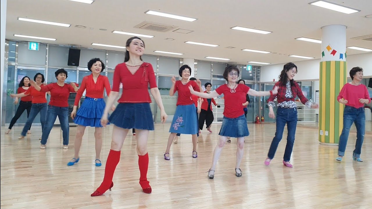 Fresh (Disco) line dance | 프레쉬 라인댄스 (Easy NewComer) | Line Dance Withus ...