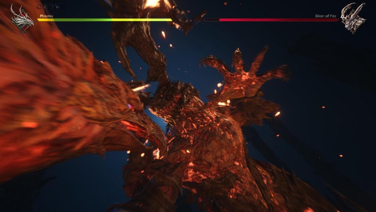 Final Fantasy XVI ( - Eikon Battle - Phoenix VS Ifrit - ) - YouTube