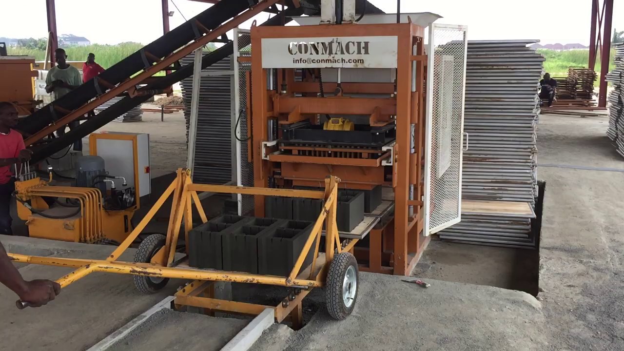 Conmach BlockKing 12MS Concrete Block Moulding Machine During 9 Inch conmach-blockking-12ms-concrete-block-moulding-machine-during-9-inch