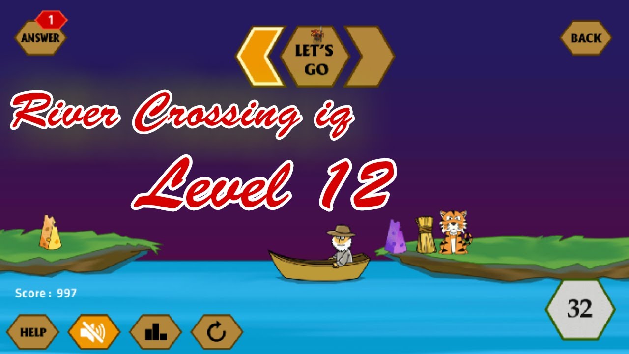 River Crossing IQ Game | Level 12 | Gamer Zone - YouTube