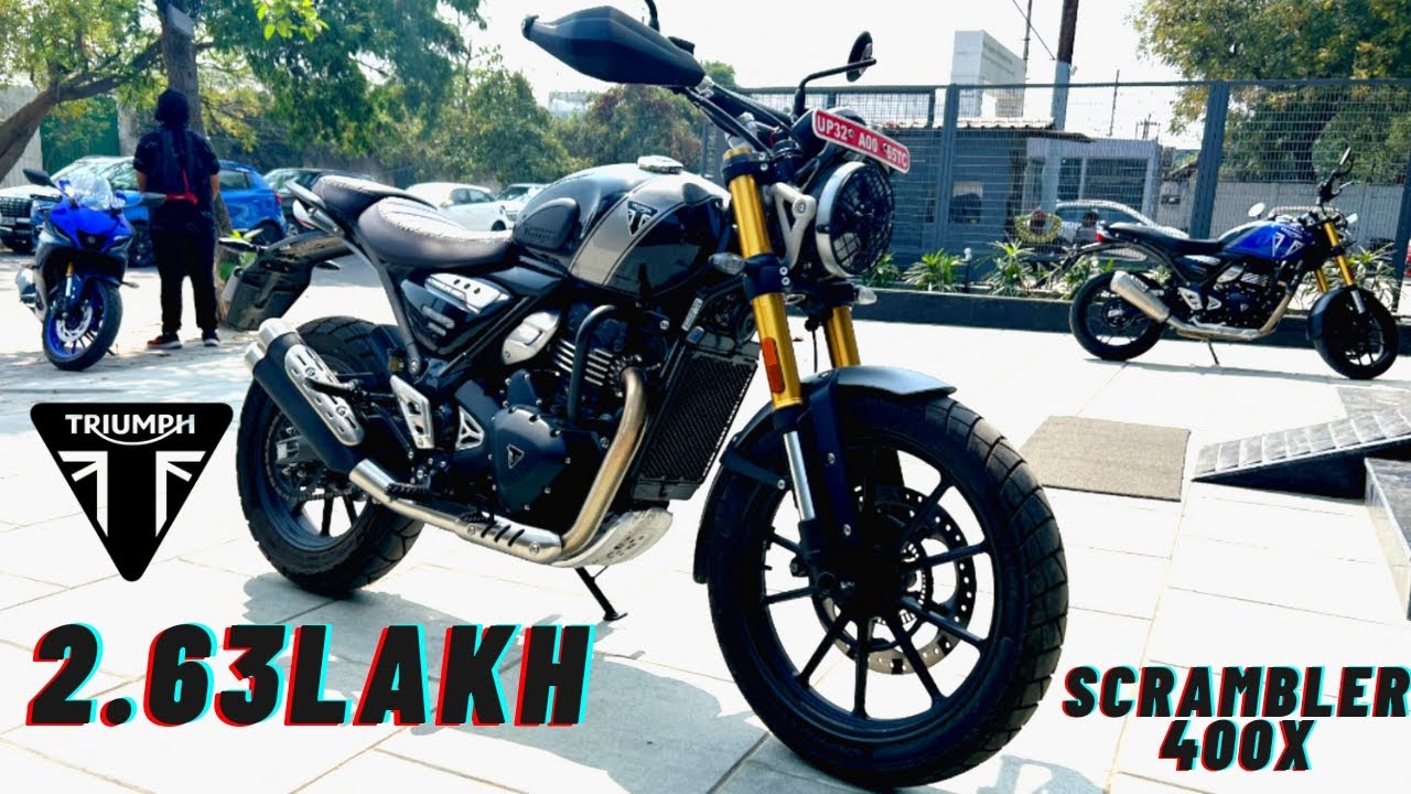New Triumph Scrambler 400X 🔥|| 2024 || Better than Harley Davidson 440x ...
