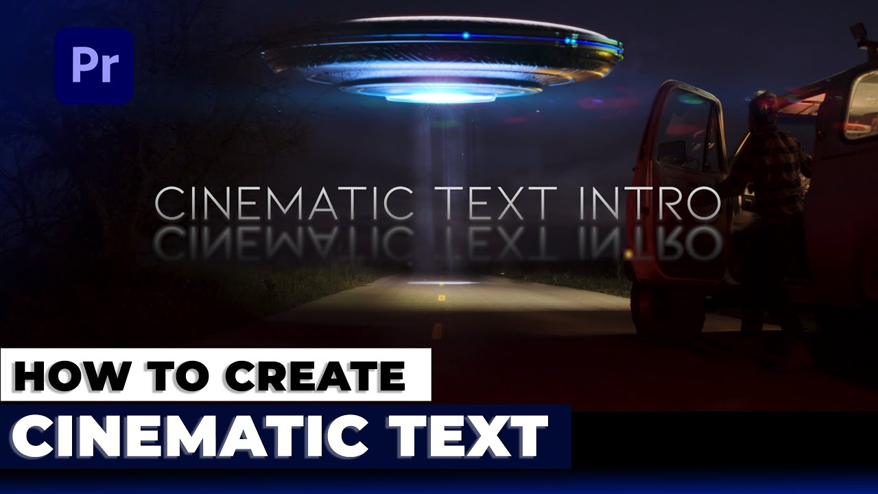 How to create CINEMATIC TEXT in Premiere Pro - YouTube