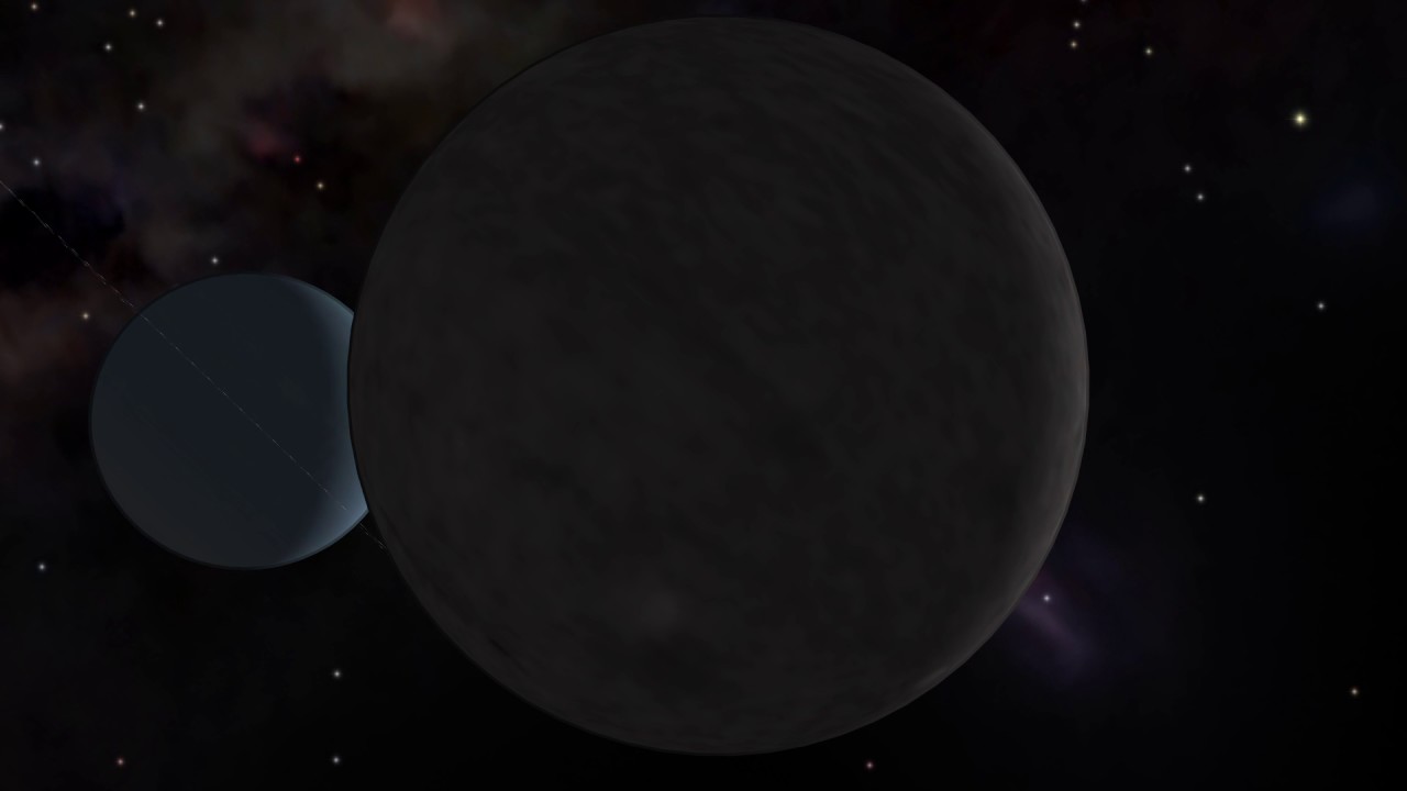 Umbriel. moon of uranus - YouTube
