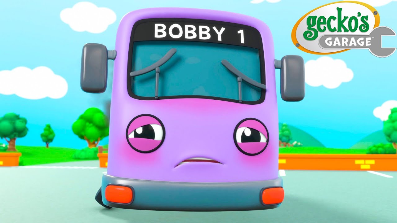 Bobby The Bus Is Sick | Gecko's Garage Songs｜Kids Songs｜Trucks for Kids ...