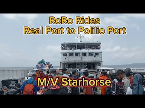 RoRo Rides from Real Port To Polillo Port at M/V Starhorse - YouTube