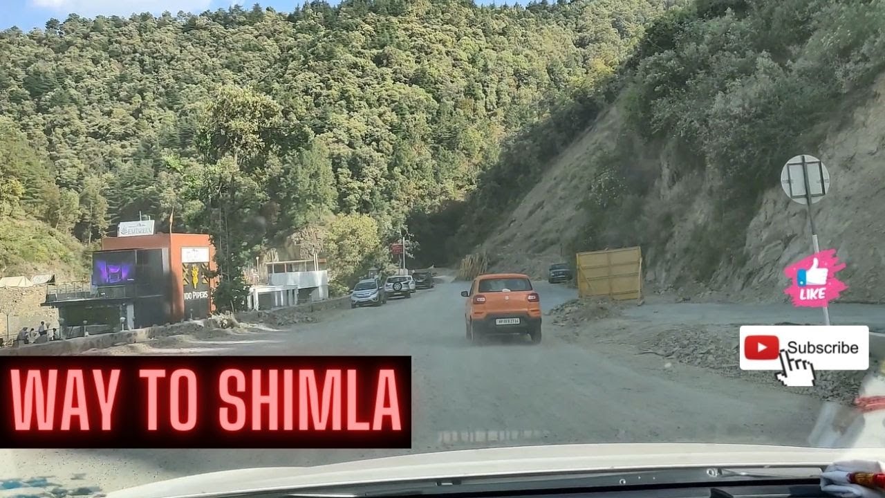 Way to Shimla From Delhi | Himachal Pradesh | Innova crysta | Road Trip ...