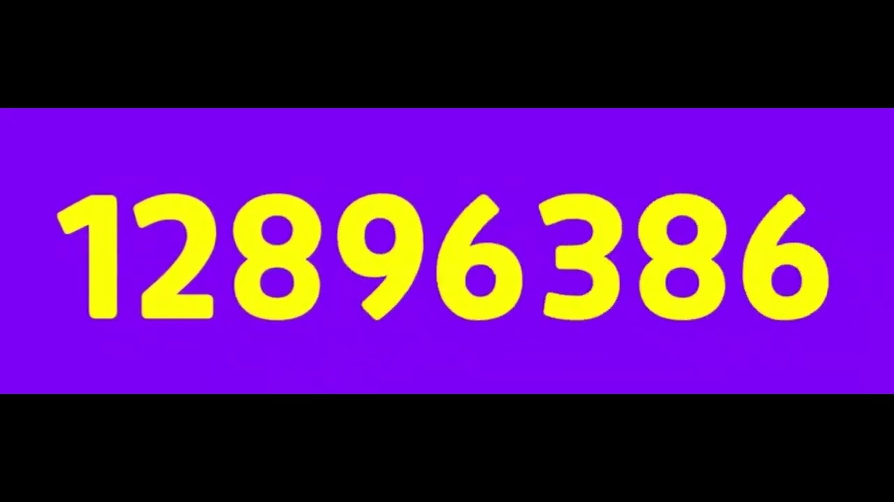 Colorful Numbers 1 to 30000000 - YouTube