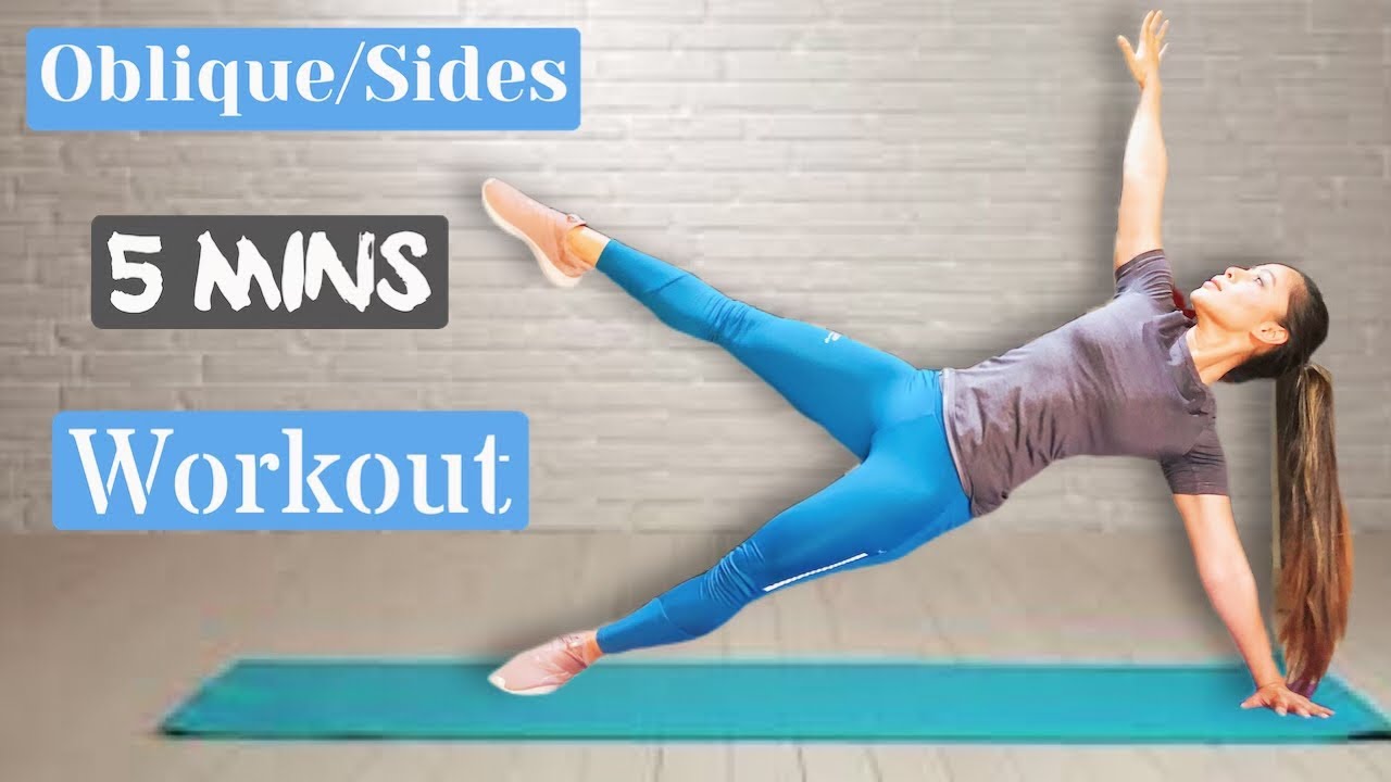 5 Mins Oblique / Sides Workout - YouTube