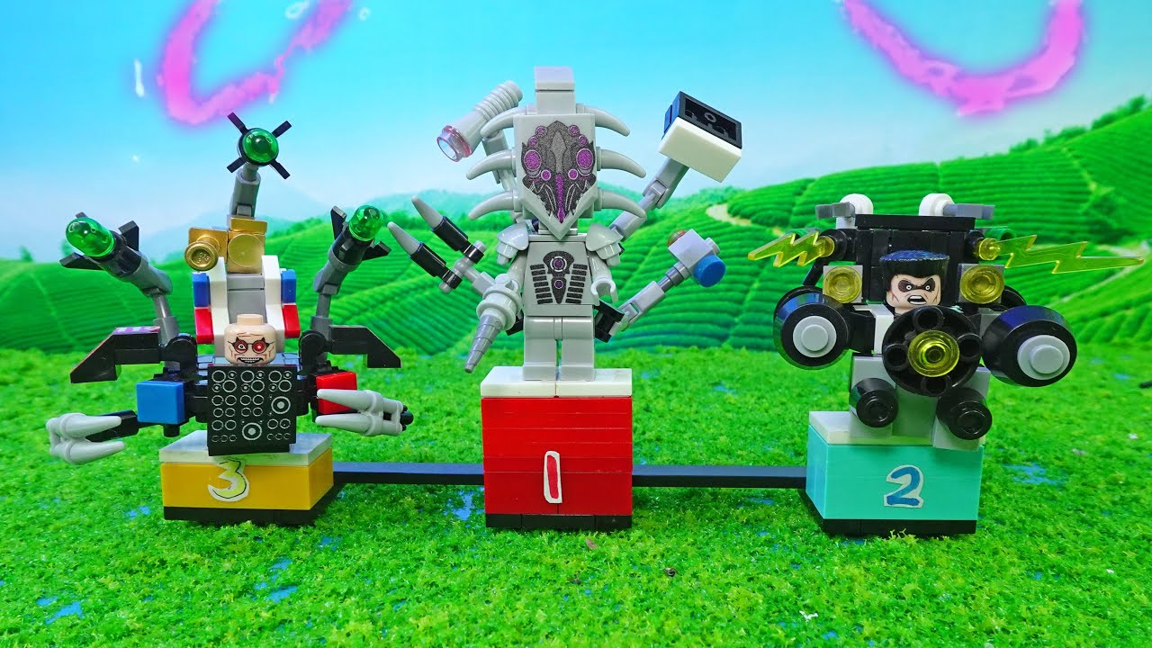 Lego G-Man, Doctor, Titan Counter Skibidi Toilet | Baka Bricks ...