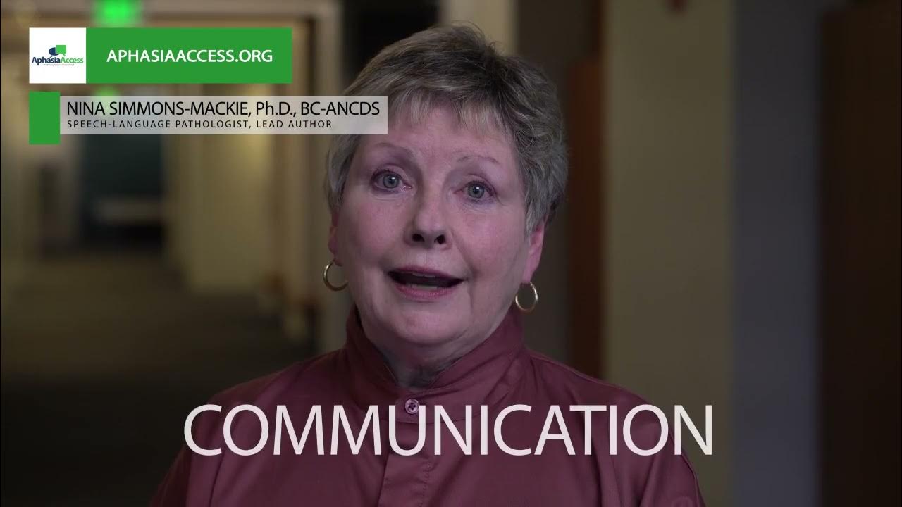 Aphasia Access LPAA Knowledge Badge - YouTube