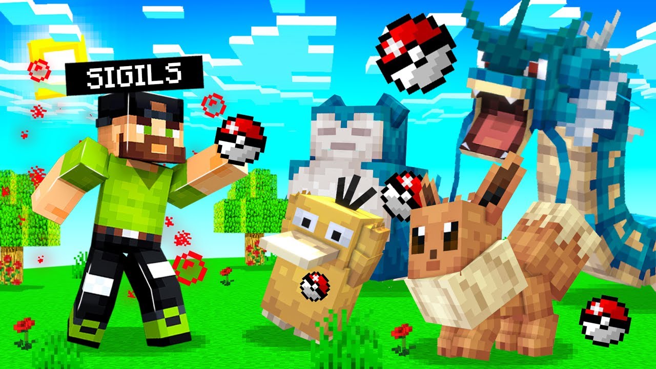 Capturing My First Team in Pixelmon! - YouTube