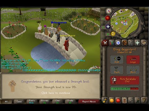 Andrewajt62 gets 99 Strength - RuneScape 2007 - YouTube