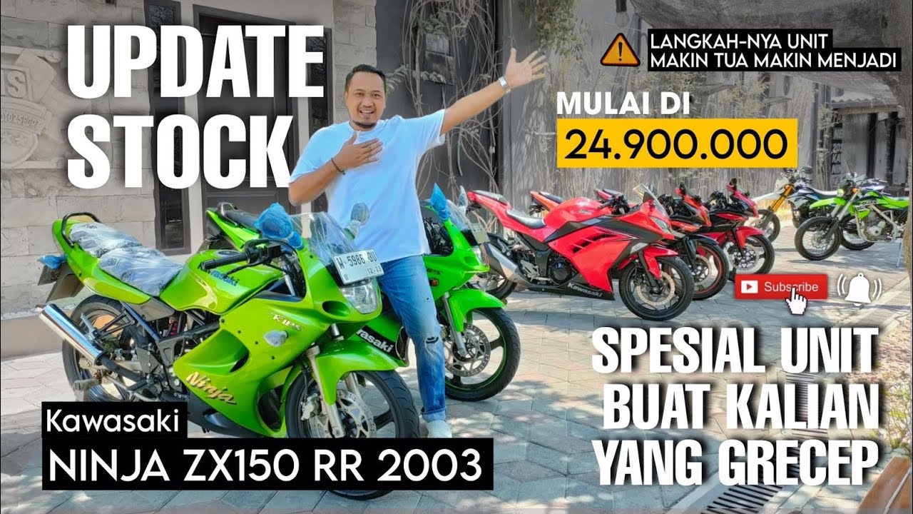 Update Zx150 RR 2003/ RR OLD Gen 4 Limited Edition/ Ninja 250 CC Start ...